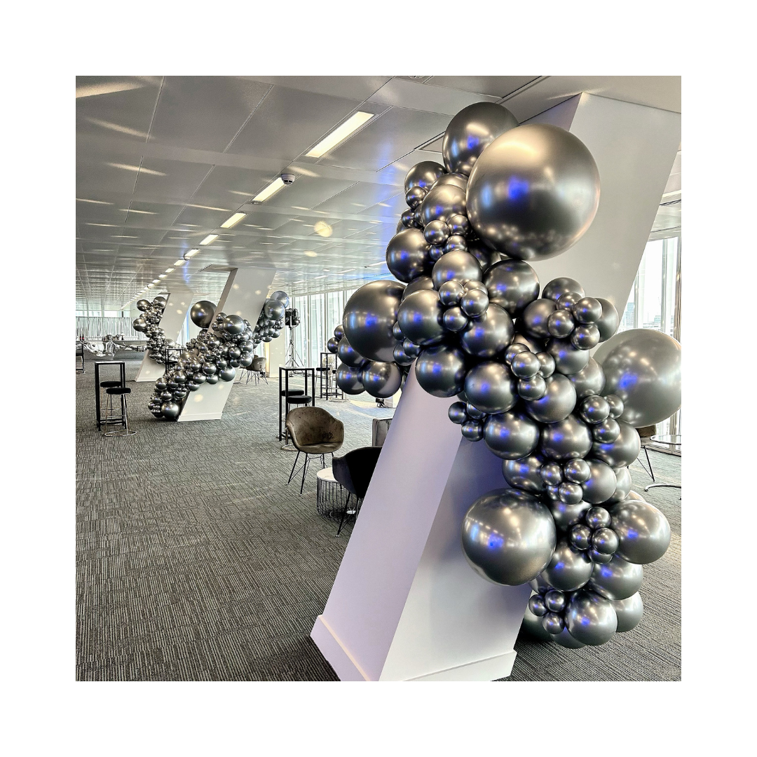 Cascade Balloon Display - Case Study - News UK — London Balloons